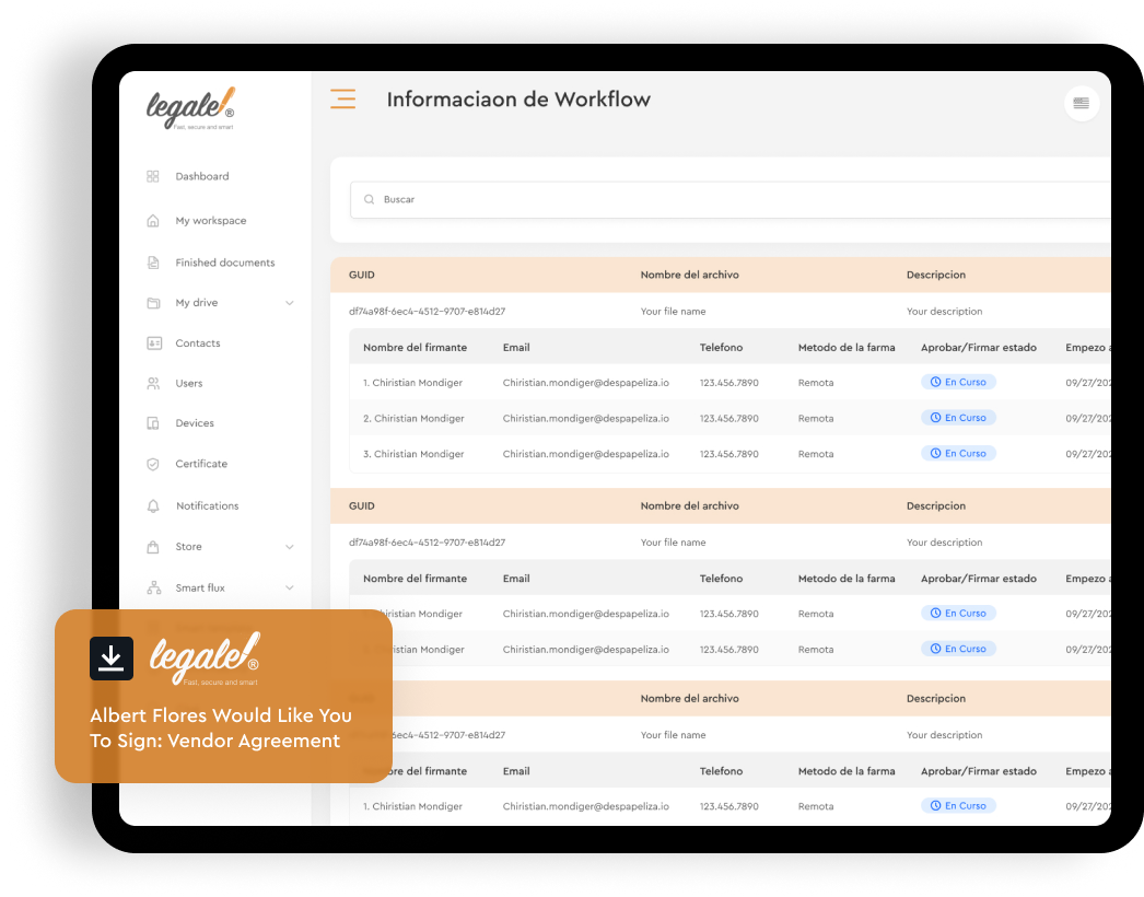 legale.io – The next-generation platform for document management and e-signing