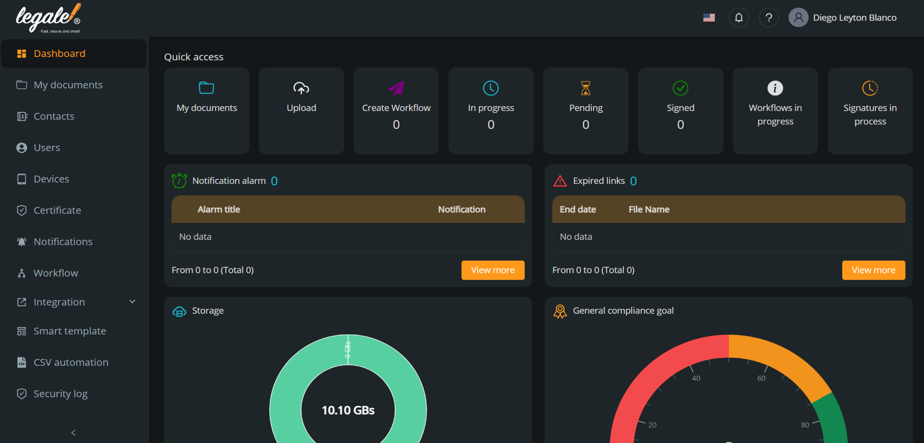 Choosing the website visual mode – legale.io